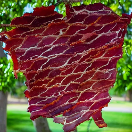 a tree with leaves made of bacon | Stable Diffusion | OpenArt
