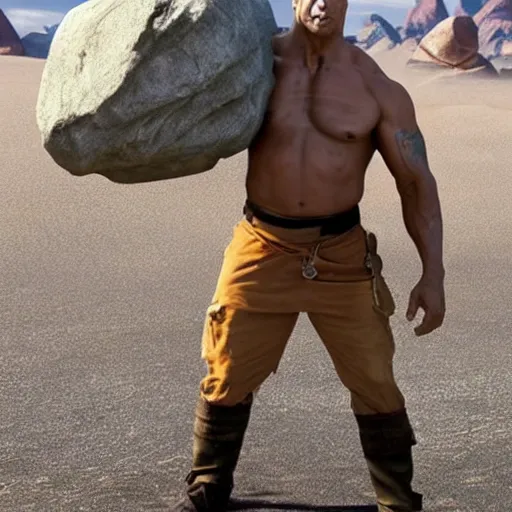 Dwayne Johnson as The Boulder from Avatar: The Last | Stable Diffusion ...