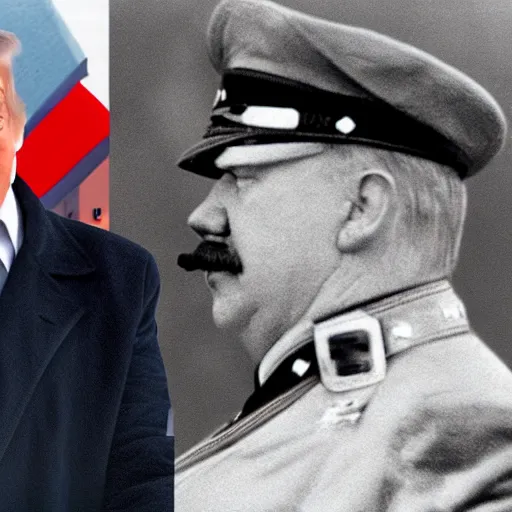 still of donald trump as adolf hitler, 8 k | Stable Diffusion