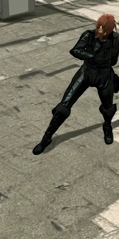 keiji haino npc in metal gear solid, gameplay | Stable Diffusion