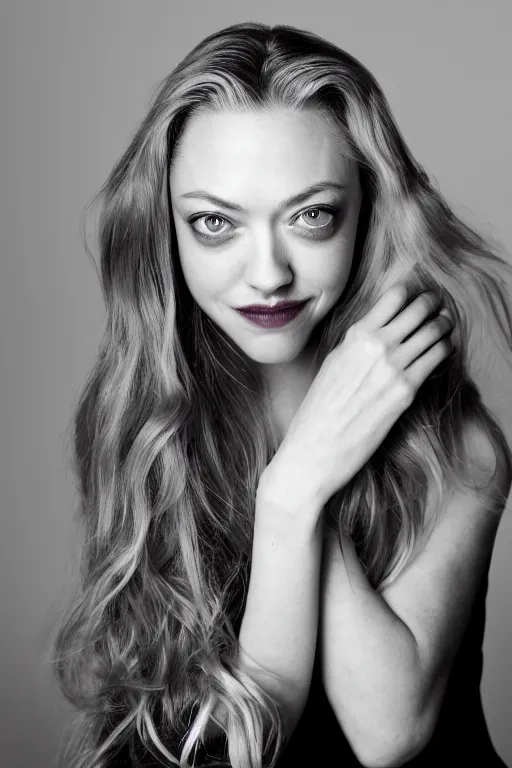 a studio portrait photograph of Amanda Seyfried taken | Stable ...