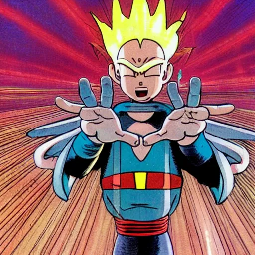 a powerful psychic guy emitting psychic powers, by | Stable Diffusion ...