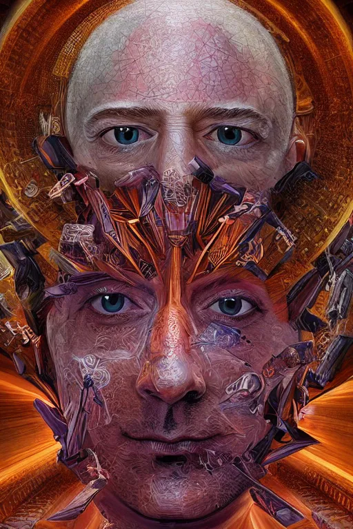 cinematic portrait of an Lord Jeff Bezos. Centered, | Stable Diffusion ...