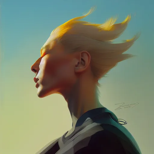 portrait painting of zed, medium shot, asymmetrical, | Stable Diffusion ...