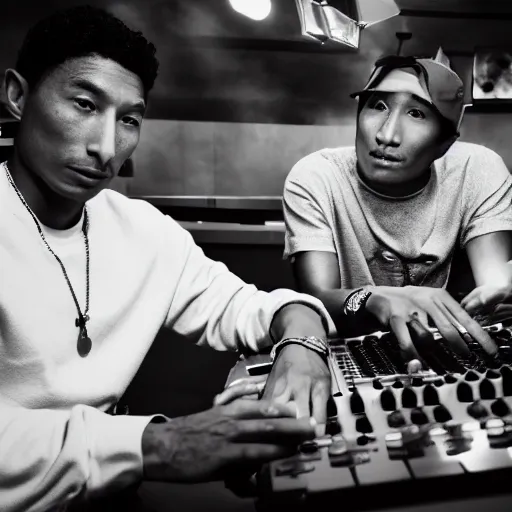 cinematic film still of Pharrell Williams and Chad | Stable Diffusion ...