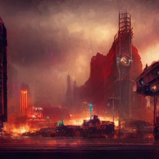 las vegas in a post apocalyptic earth as seen by greg | Stable ...