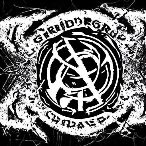 grindcore band logo, metal font, unreadable | Stable Diffusion | OpenArt