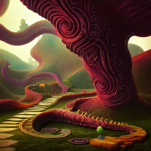 infinite final fantasy candyland landscape fall god | Stable Diffusion | OpenArt
