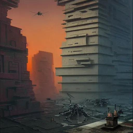 education of the masses, dystopia, oil painting, wide | Stable ...