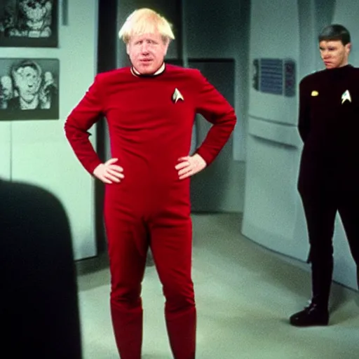 boris johnson wearing a star trek the next generation | Stable ...