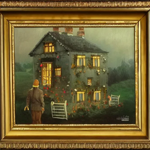 an oil painting in the style of alan lee depicting the | Stable ...