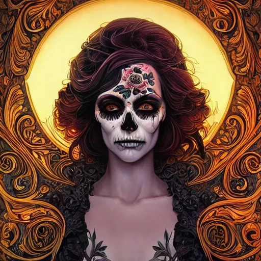 a beautiful detailed front view portrait of a corpse | Stable Diffusion ...