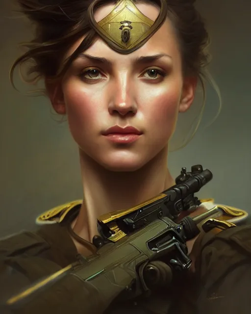 beautiful female soldier, portrait, fantasy, ultra | Stable Diffusion