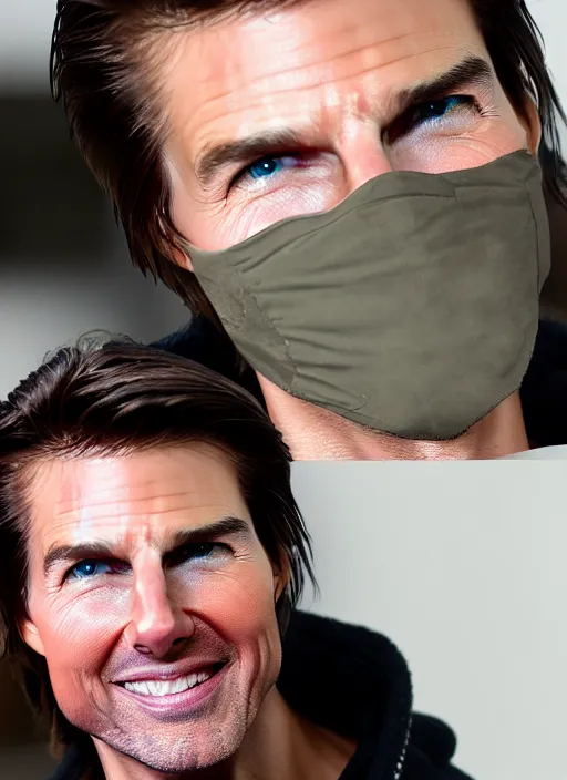 close-up photography of someone wearing Tom Cruise's | Stable Diffusion ...