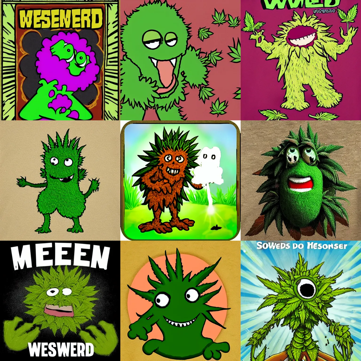 weed monster | Stable Diffusion | OpenArt