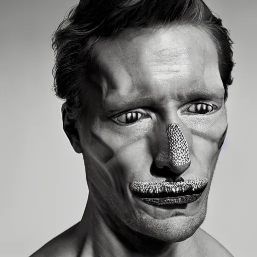 portrait of a man with a face based on the fibonnaci | Stable Diffusion ...