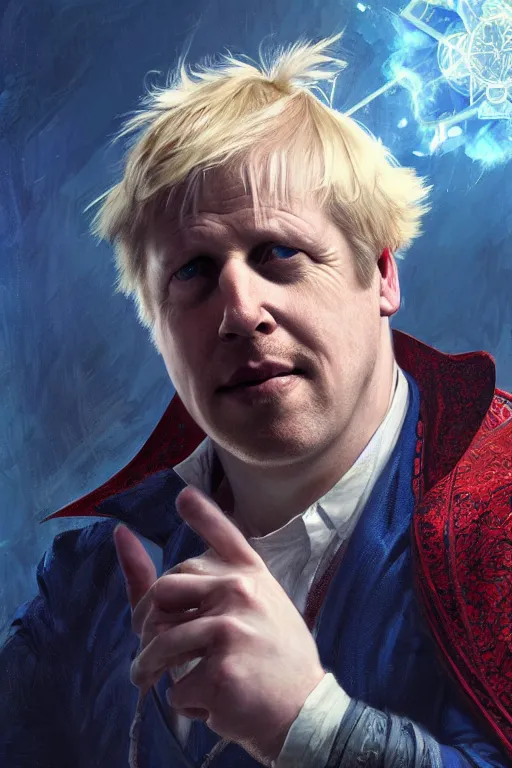 Boris Johnson as Dr. Strange, highly detailed | Stable Diffusion | OpenArt