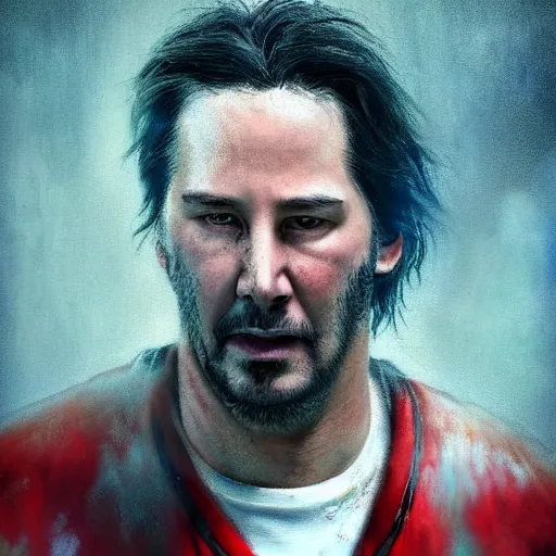 hyperrealistic mixed media image of Fat Keanu Reeves | Stable Diffusion ...
