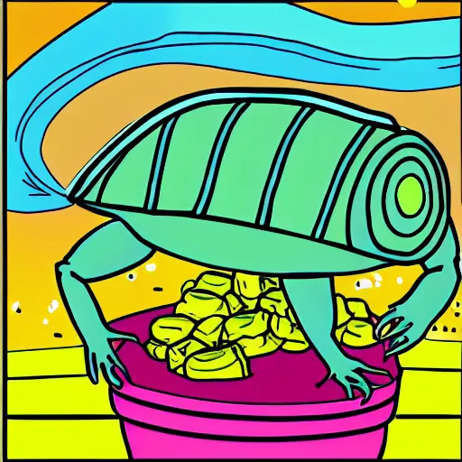 pop - wonder - nft alien - meat half - tone - art of a | Stable ...