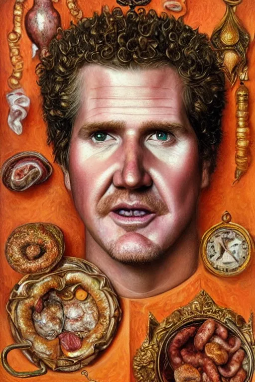 hyper realistic portrait painting of will farrell ( | Stable Diffusion