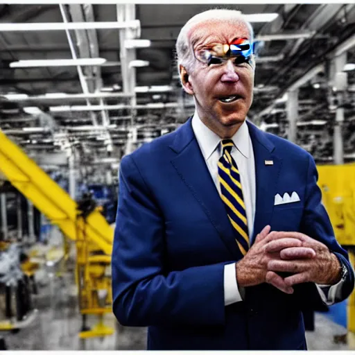 joe biden in a factory, award winning crystal ball | Stable Diffusion ...