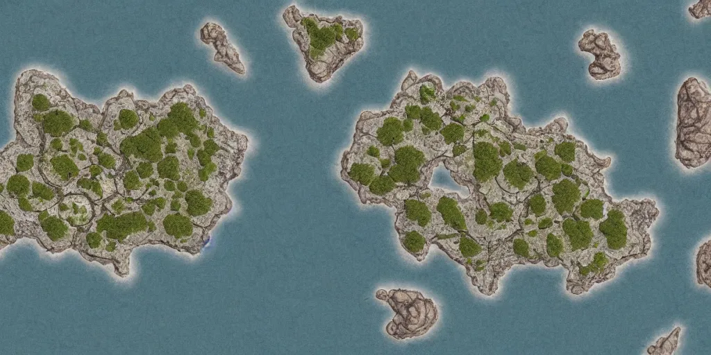 a salt covered island, gridless tabletop roleplaying | Stable Diffusion ...