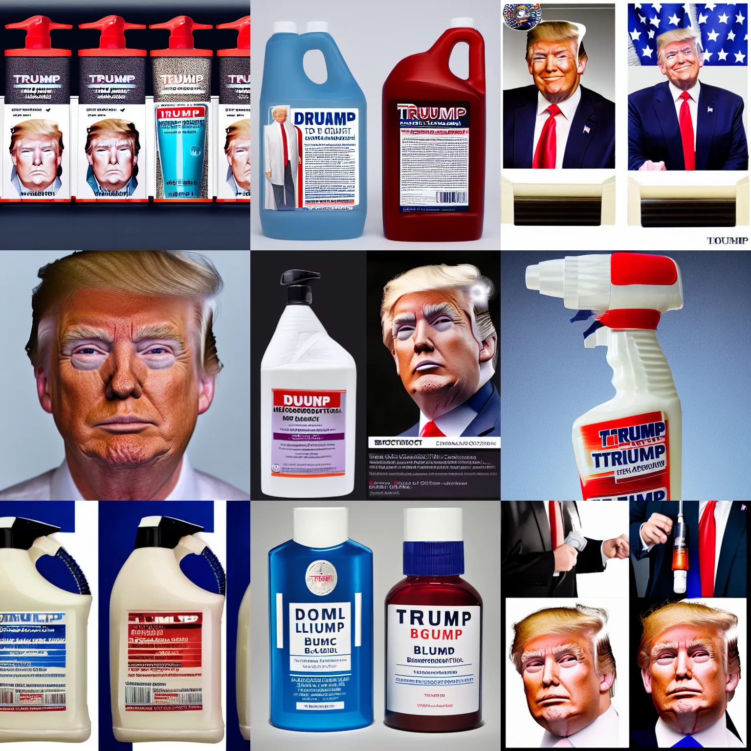 Photo of Donald Trump's miracle bleach and light | Stable Diffusion ...