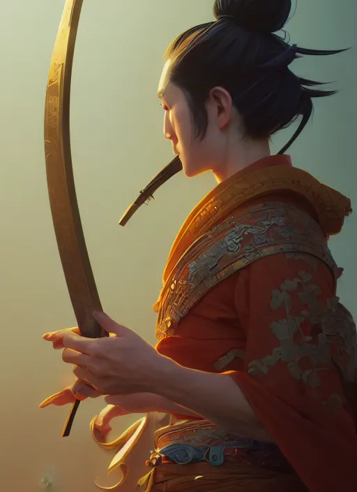 highly detailed portrait of samurai, stephen bliss, | Stable Diffusion | OpenArt