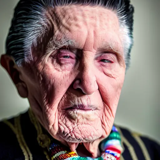 Dslr Photo Portrait Still Of 8 7 Year Old Age 8 7 Stable Diffusion