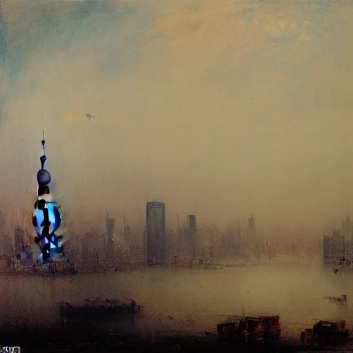 Shanghai, China, Turner | Stable Diffusion