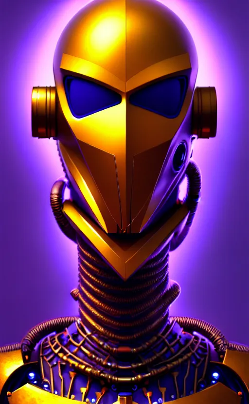 friendly humanoid cyber robot, award winning, portrait | Stable Diffusion