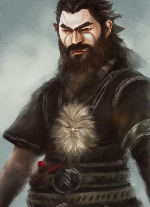 wandering samurai paladin glowing white eyes, shaggy | Stable Diffusion ...