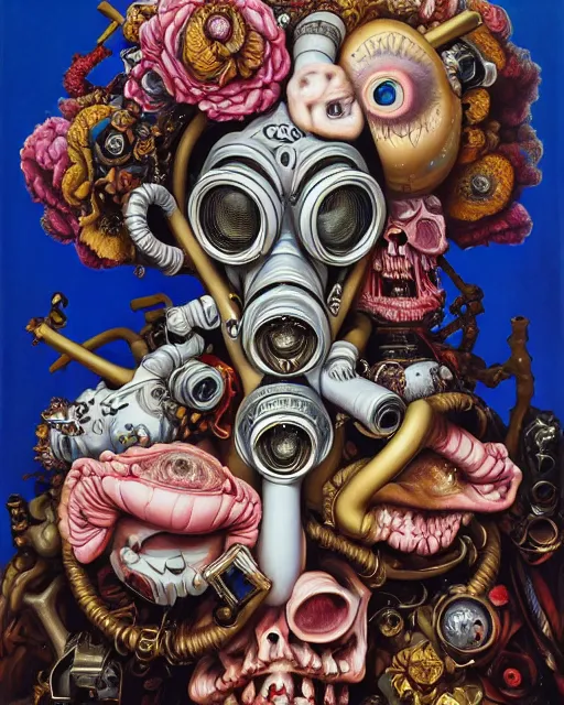 a maximalist portrait a with large lips and with large | Stable Diffusion | OpenArt