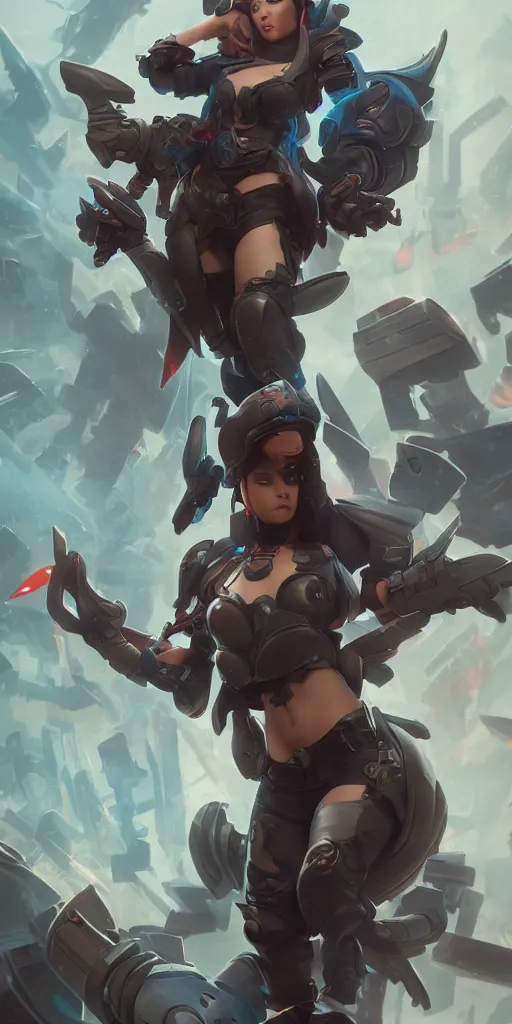 tech goddess in the style of arcane riot games by | Stable Diffusion | OpenArt
