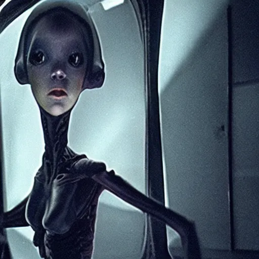 movie still of the alien girl, cinematic composition, | Stable ...