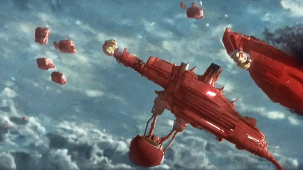 a cell shaded cartoon movie still from akira ( 1 9 8 8 | Stable ...