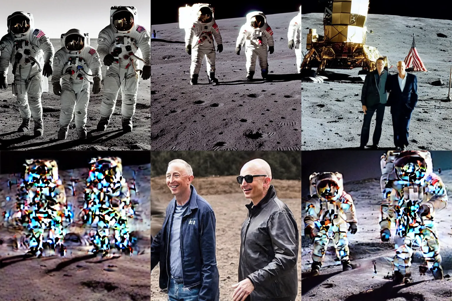 Photo of Bill Gates, Elon Musk and Jeff Bezos are | Stable Diffusion ...