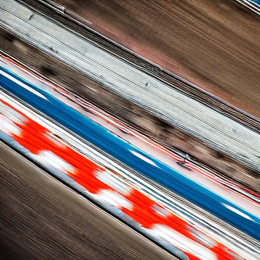 A race track from above, depth of field, professional | Stable Diffusion