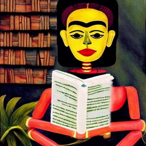 Puro from Changed reading in his pile of books, | Stable Diffusion