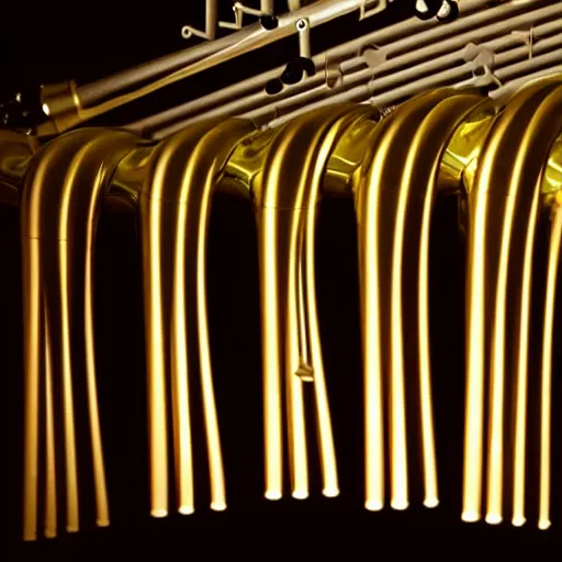 a wind musical instrument with pipes in the shape of | Stable Diffusion ...