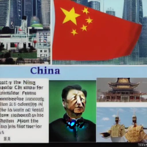 Neo-China arrives from the future. | Stable Diffusion