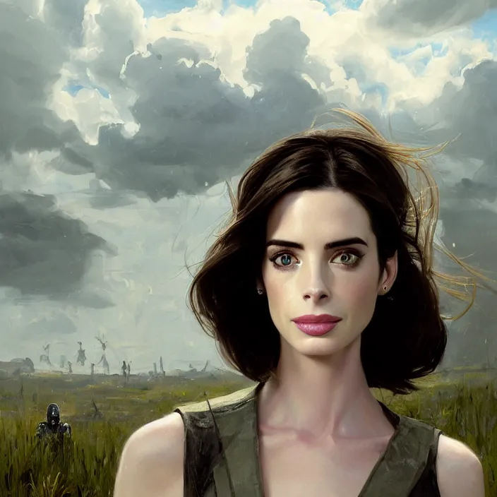 portrait of a combination of Ashley Greene, Krysten | Stable Diffusion ...