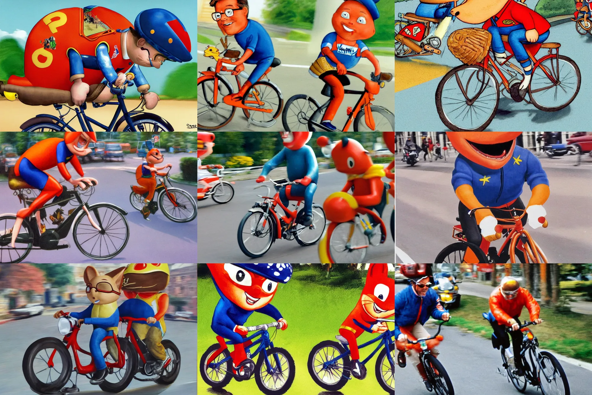 close-up action shot of Mark Rutte on his bike going | Stable Diffusion ...