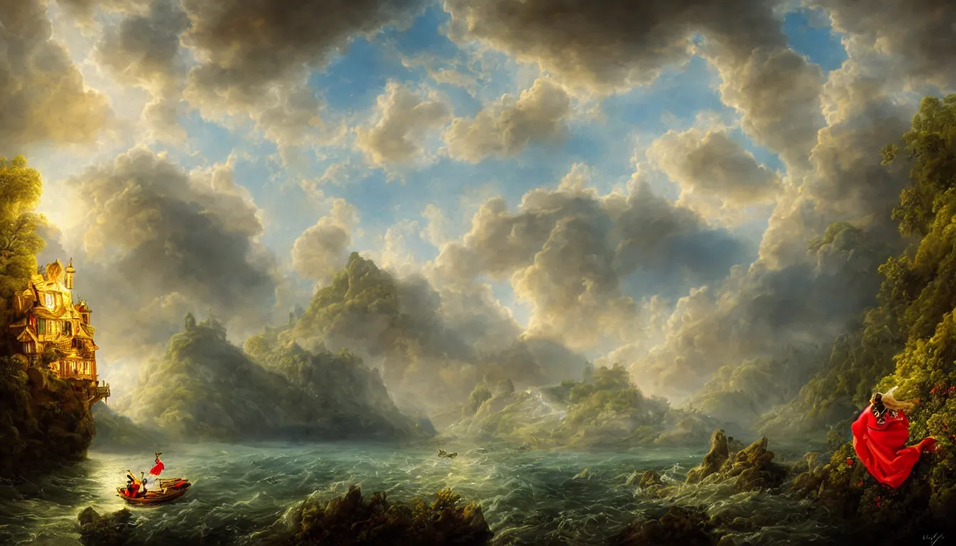 A fantasy fairytale story style painting, ladybird 🐞, | Stable ...