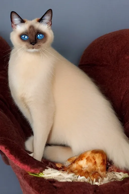 beautifully composed photograph of one Siamese cat | Stable Diffusion | OpenArt