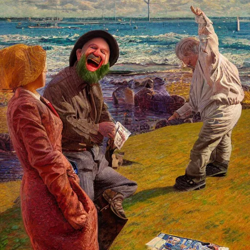 laughing your head off, surreal, 8K, 4K, digital art, | Stable ...