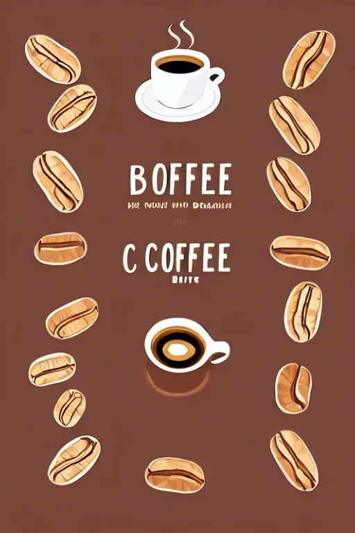 minimalist boho style art of coffee beans, | Stable Diffusion | OpenArt