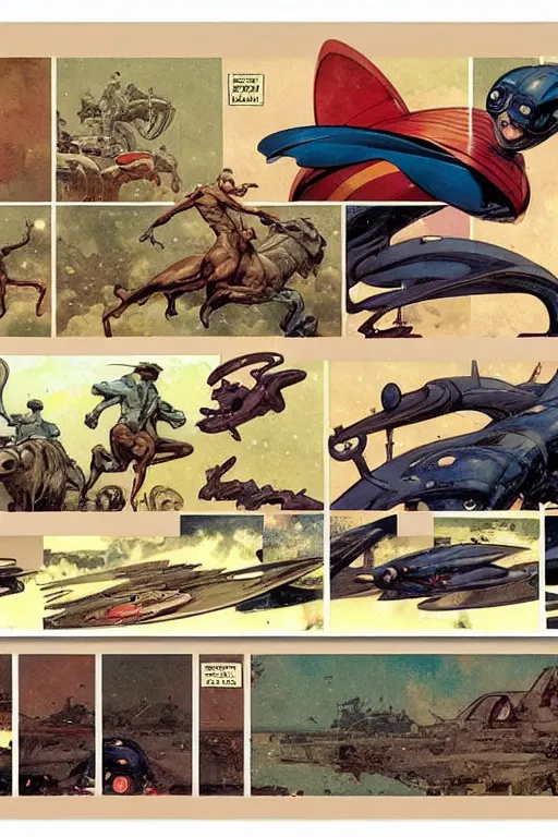 comic book full page panel layout ( ( ( ( ( 1 9 5 0 s | Stable ...