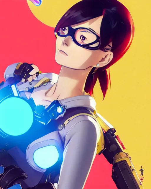 Anime as Margot Robbie Playing Tracer Overwatch Tracer | Stable ...
