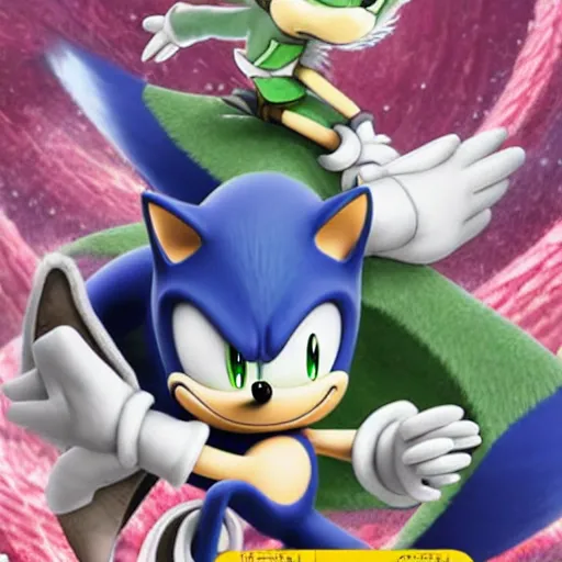 sonic the hedgehog in made in abyss by tsukushi | Stable Diffusion ...